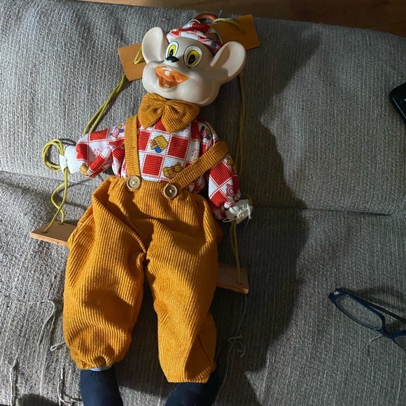 unbranded | Other | Vintage Mouse Marinette On A Swing A Few Dirty ...